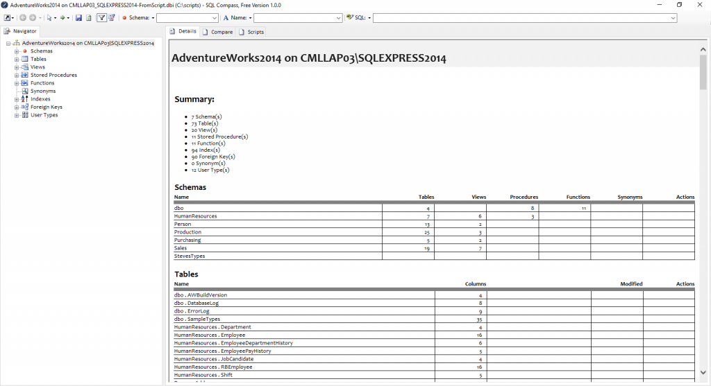 Creating a Snapshot Through a Database Connection - SQLCompass