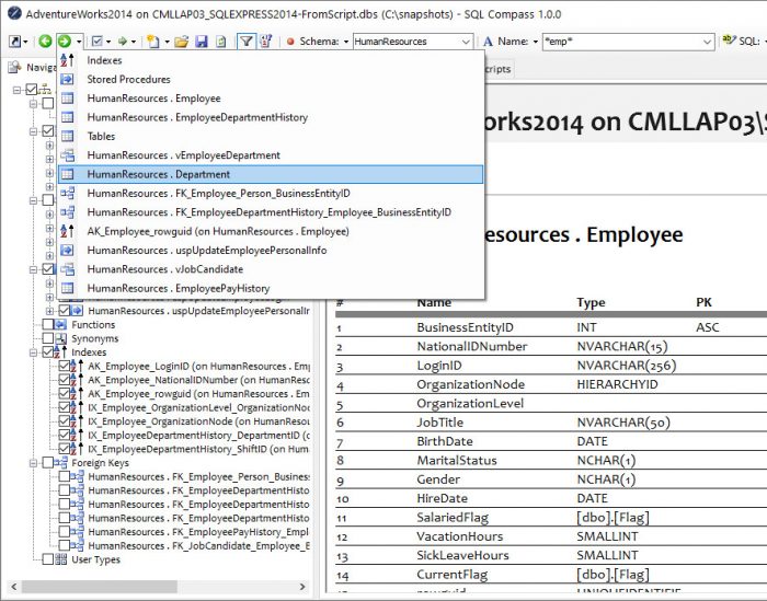 SQLCompass Trial Version – SQLCompass